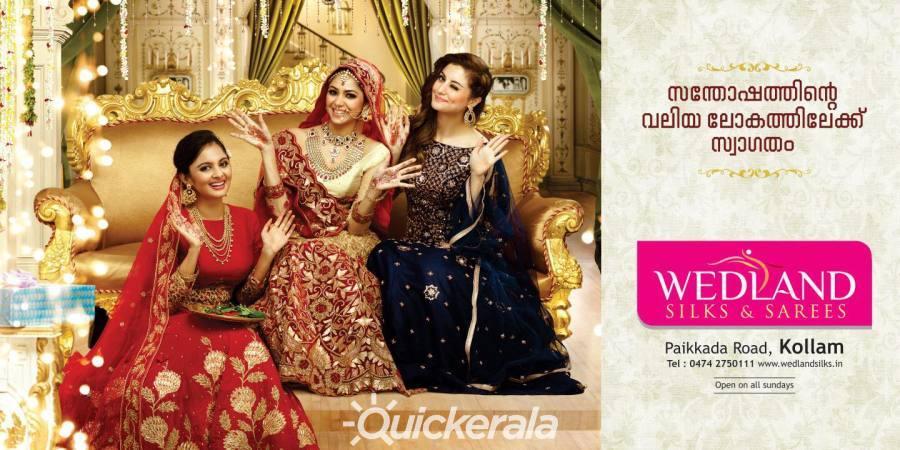 WEDLAND SILKS & SAREES in chinnakada, kollam