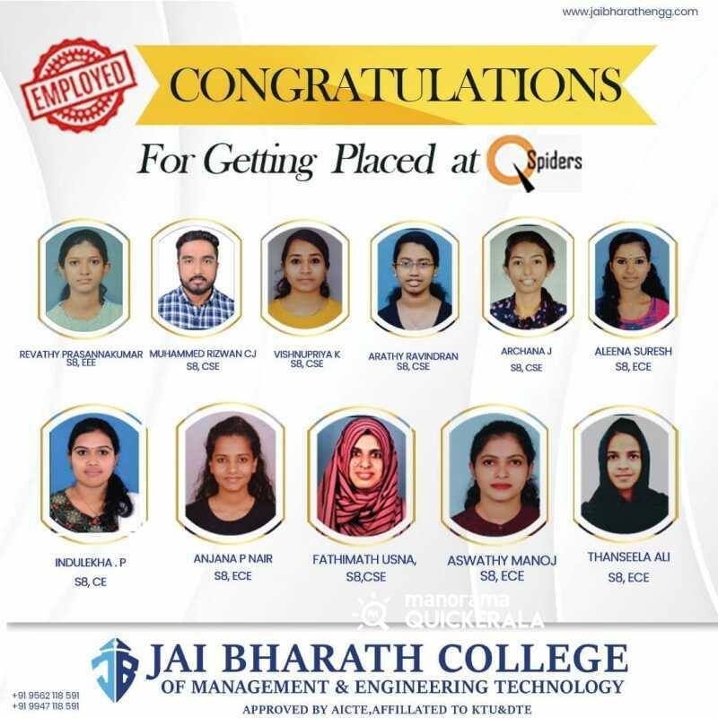 Jai Bharath College in Perumbavoor, Ernakulam