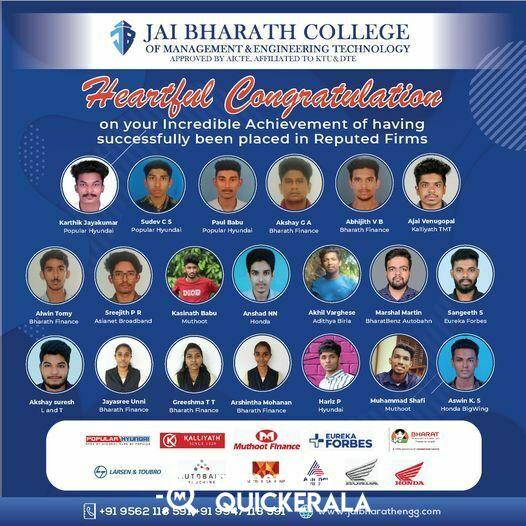 Jai Bharath College in Perumbavoor, Ernakulam