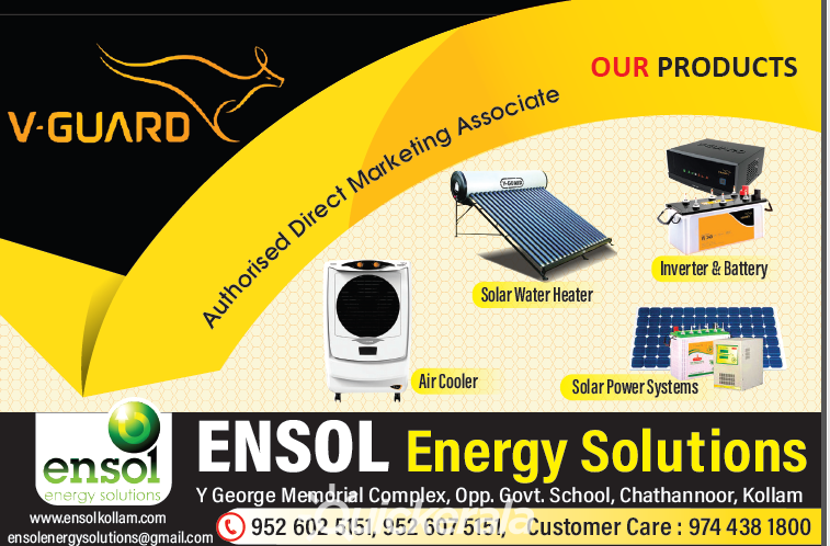 Ensol Energy Solutions in chathannoor, kollam
