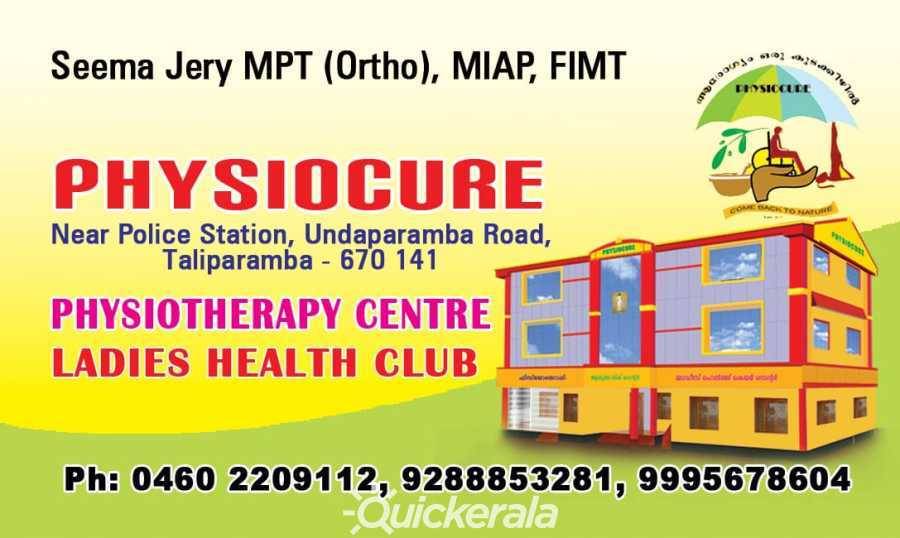 Physiocure Physiotherapy Centre in taliparamba, kannur
